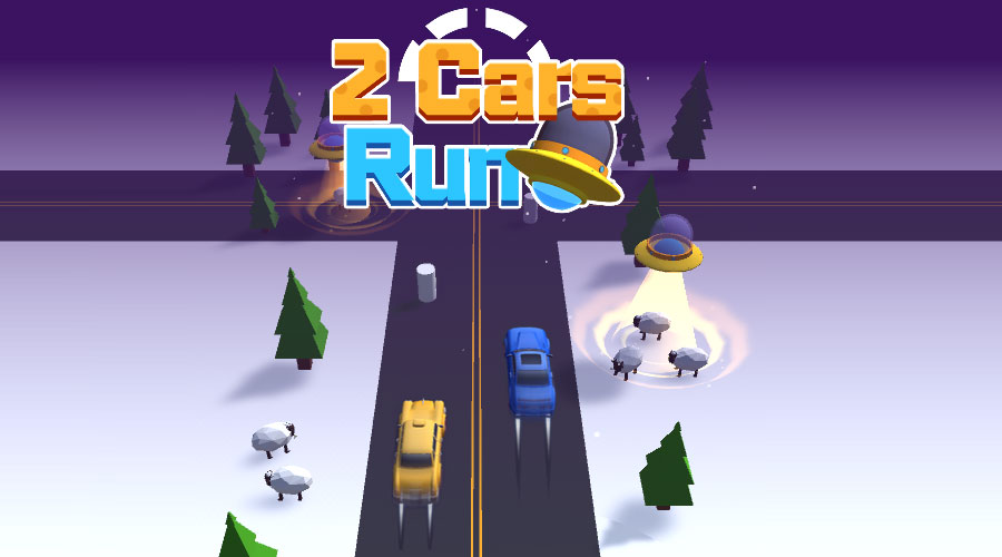 2 Cars Run - Play Online on Snokido